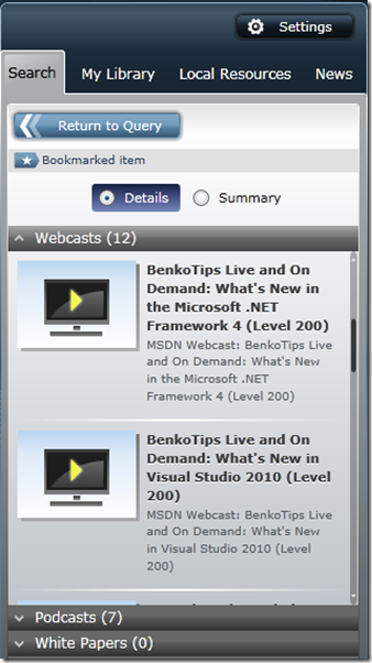 View Webcasts, Podcasts using the Microsoft Desktop Player